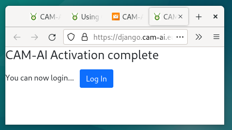 Using CAM-AI on a web server - CAM-AI: Artificial intelligence for cameras